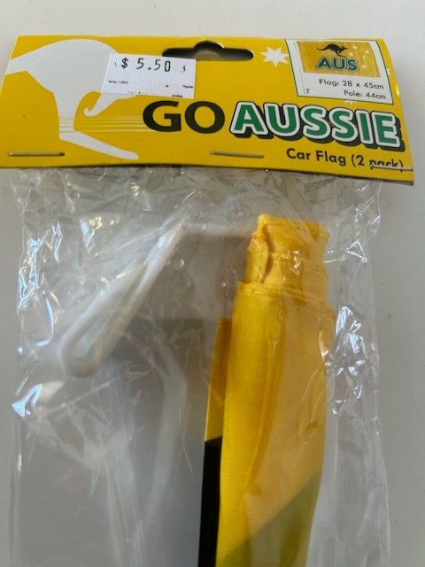 Go Aussie Car Flags | THE PARTY TEAM